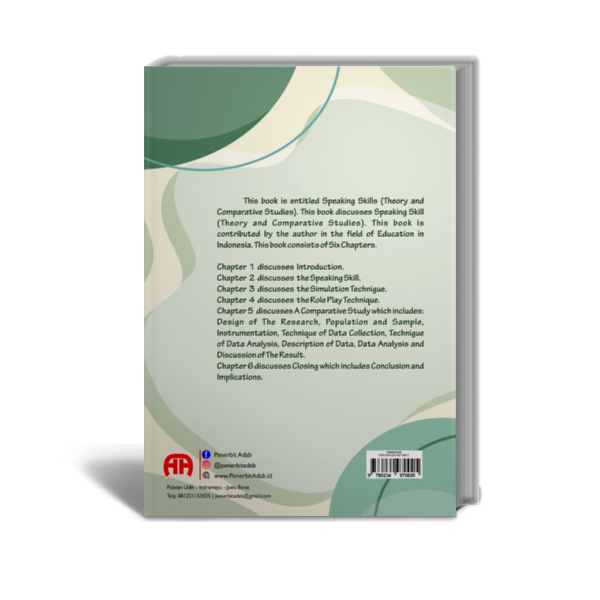 SPEAKING SKILL (Theory and Comparative Studies) | Adab Store