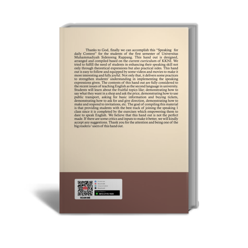 Speaking For Daily Context | Adab Store