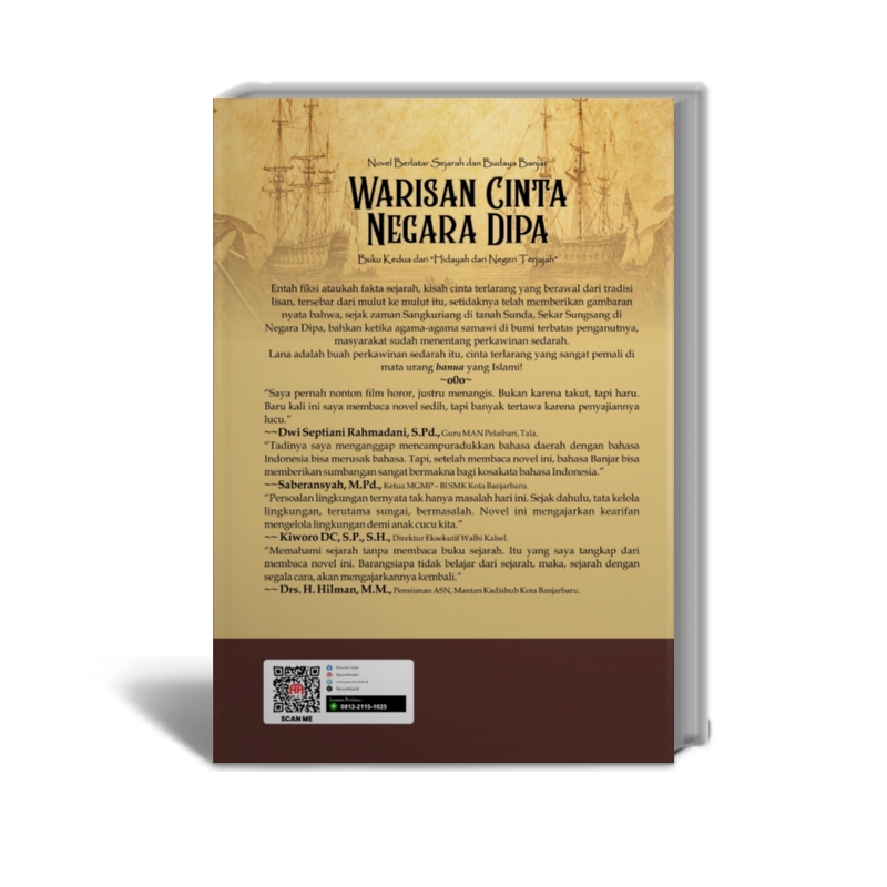 Novel Berlatar Sejarah dan Budaya Banjar Warisan Cinta Negara Dipa Buku ...